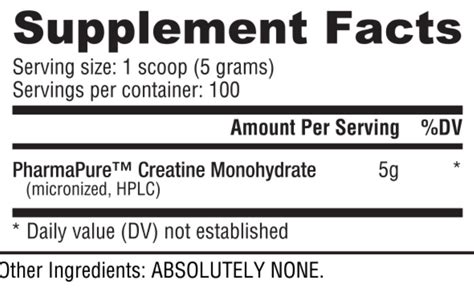 Nutra Bio Creatine Monohydrate Pure Grade Micronized 100serv 500g