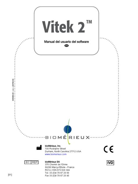 User Manual 045494 02 Es 2018 02 Vitek 2 Software User Manual