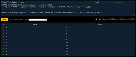 Clickhouse Chsql Olap Embedded Duckdb Sql Chsql Macro