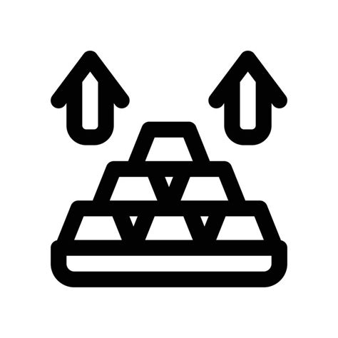 Gold Ingot Icon Line Icon For Your Website Mobile Presentation And