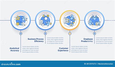 2d Cognitive Computing Layout With Creative Icons Concept Stock Vector Illustration Of