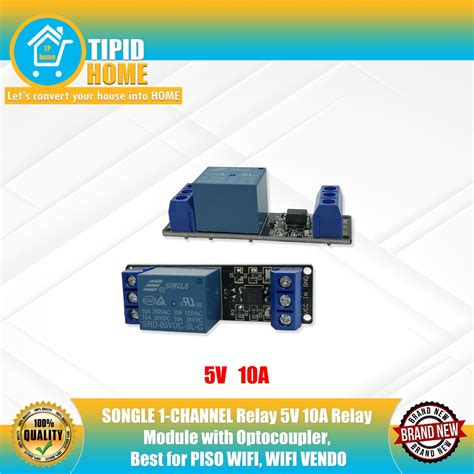 SONGLE CHANNEL Relay V A Relay Module With Optocoupler Best For PISO WIFI WIFI VENDO