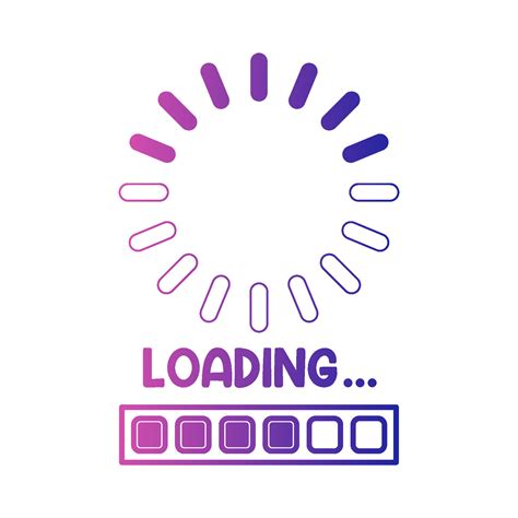 Progress Loading With Circular Loading Illustration 36417218 Vector Art