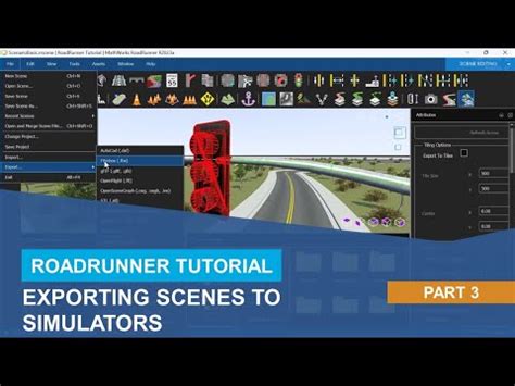 Exporting Scenes To Simulators In RoadRunner RoadRunner Tutorial Part MATLAB Programming