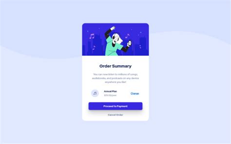 Frontend Mentor Order Summary Card Html Css Flexbox Coding