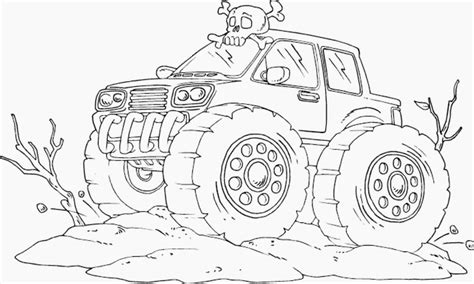 Hot Wheels Monster Truck Coloring Pages At Free