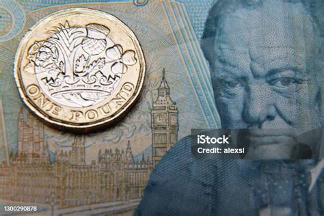 Inggris Pound Uang Latar Belakang Mata Uang Inggris Foto Stok Unduh