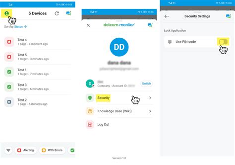 Dotcom Monitor Mobile App