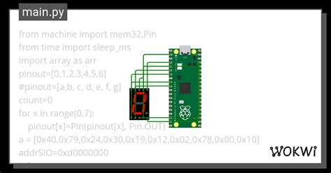 CHAN EEE SEVEN SEG Wokwi ESP32 STM32 Arduino Simulator