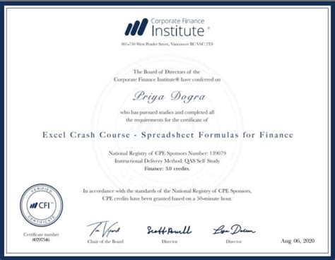 Cfi Free Courses Corporate Finance Institute Certificate Free Online Course With Certificate