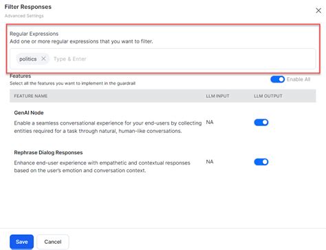 guardrails kore ai docs
