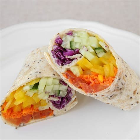Rainbow Wrap Snap Ed Recipes