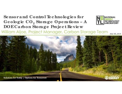 Pdf Sensor And Control Technologies For Geologic Co2 Storage