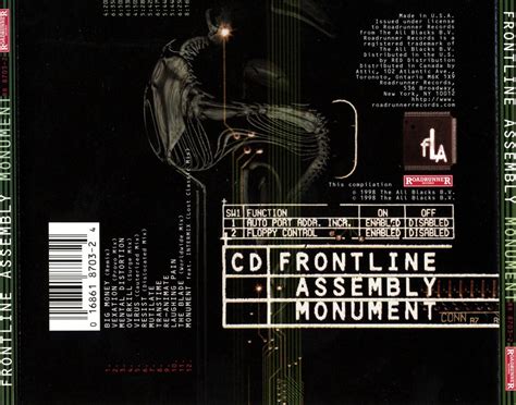 Car Tula Trasera De Front Line Assembly Monument Portada