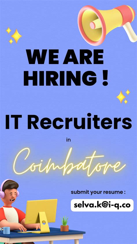 Selva K On Linkedin Itrecruiters Recruiter Hr Hiring Coimbatore Coimbatorejobs