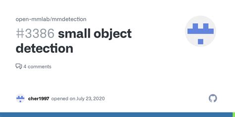 small object detection · issue 3386 · open mmlab mmdetection · github