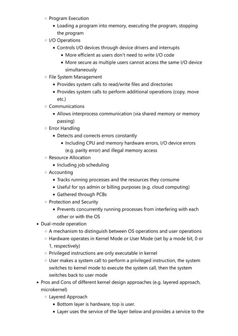 Operating Systems And Computer Networks Notes Cs241 Operating
