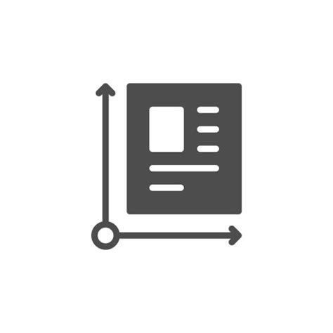 Resize Font Size In Text Document Application Vector Image