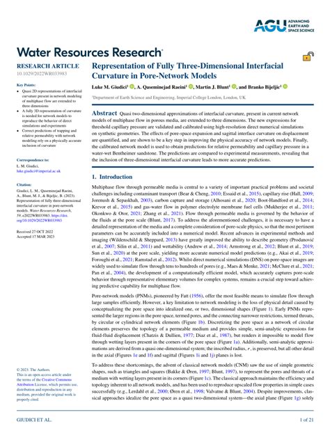 Pdf Representation Of Fully Three‐dimensional Interfacial Curvature