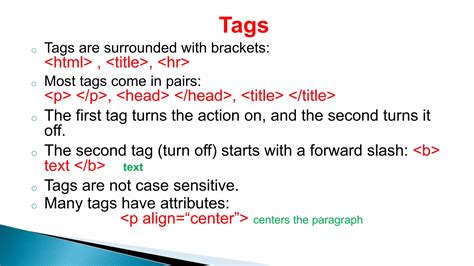 introduction to html ppt