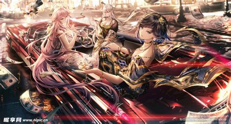 美女设计图 其他 动漫动画 设计图库 昵图网