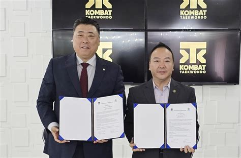 세계스포츠위원회 컴뱃태권도와 Mou 체결프로태권도 협력 무예신문 대한민국 대표 무예체육뉴스
