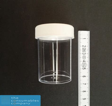 60ml Universal Container No Label In Ultra Clear Ps 95kpa