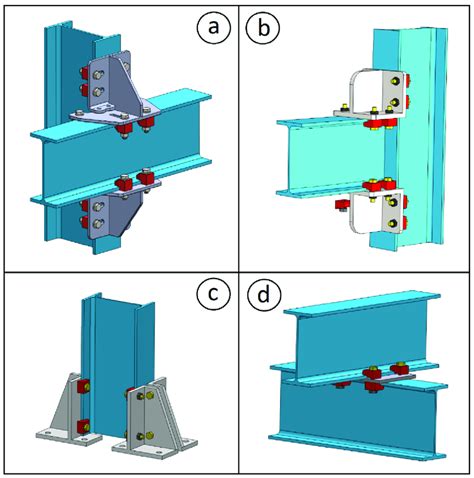 A Lateral Connection At 90 • Of A Transversal Beam To The Flanges Of