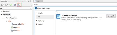 read csv activity not available in community edition help uipath
