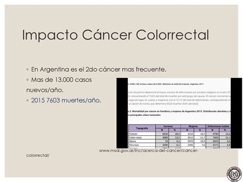 Prevención Cáncer Colorrectal - ppt descargar
