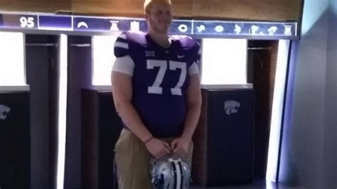 New K State Commit Justin Eichman Is A Big Wildcats Fan And An Even Bigger Player The Wichita