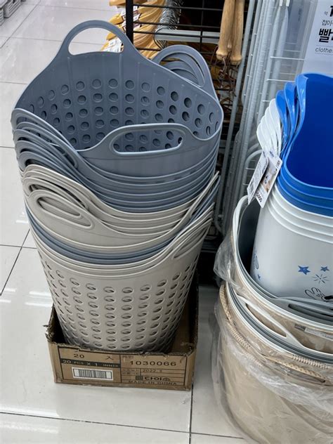 다이소 빨래바구니 종류 세탁바구니 꿀템 네이버 블로그