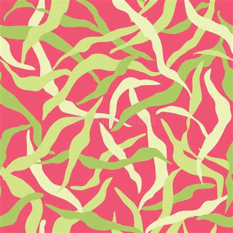 Seamless Abstract Background Artistic Pattern With Natural Organic Shapes And Dots Stock