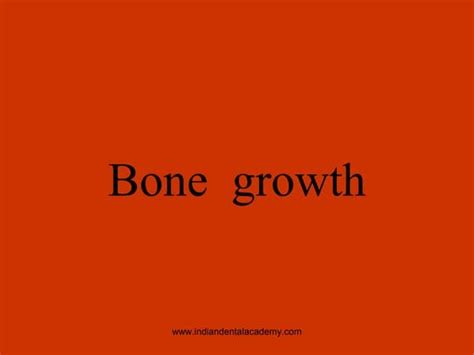 Endochondral Bone Formation Ppt