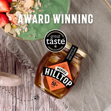 Hilltop Honey Manuka 50 Mgo 4x225g Auguste Noel Ltd