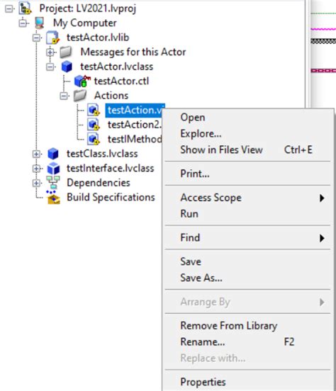 Solved Bug Actor Framework Static Methods Context Menu Does Not