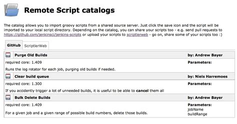 Scriptler Jenkins Plugin