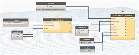 Dynamo Export Excel Fails Revit Dynamo