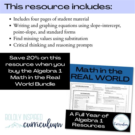 Linear Equations Real World Application Made By Teachers