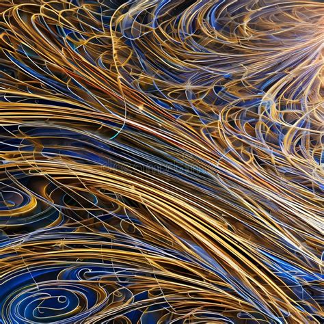 An Abstract Representation Of The Human Mind With Swirling Thoughts Emotions And Neural