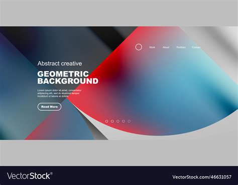 Abstract Circles And Lines Geometric Minimal Vector Image