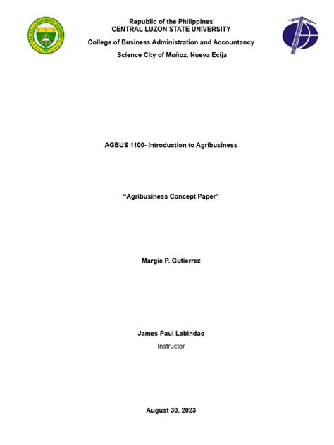 Agbus 1100 Pdf Agriculture Agribusiness