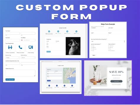 Wordpress Form Pop Up Form Contact Form Popup Email Template Upwork