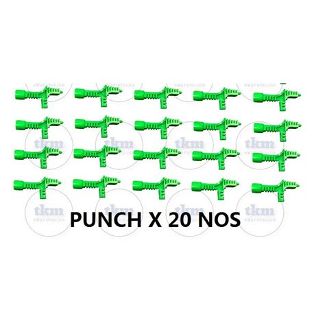 S64 X 20 Nos Hdpe Poly Pp Fittings Two Way Puncher Fertigasi