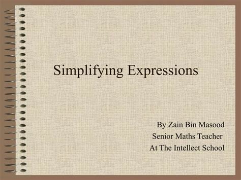 Grade 7 Algebraic Expressions Powerpoint Pptx