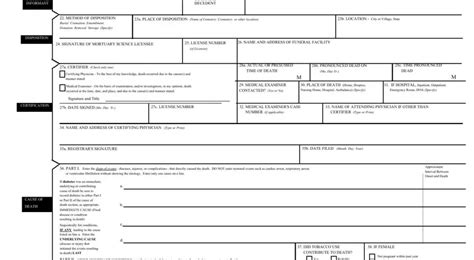 Michigan Death Certificate Pdf Form Formspal