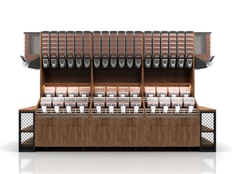 Wooden Nuts Display Stand Creative Candy Snack Display Shelf