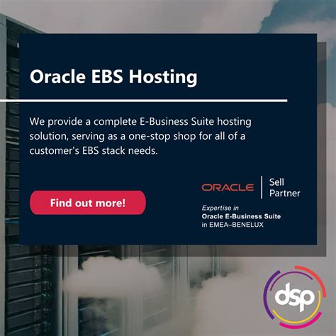 Dsp Oracle E Business Suite On Linkedin Oracleebs Hosting Oracle