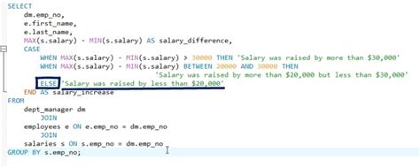 When To Use The SQL CASE Statement Data Science PR