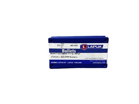 Lapua Bullets 100 Cmh Precision